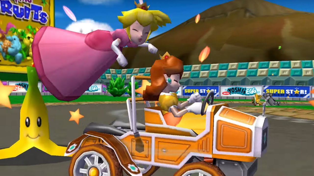 Mario Kart: Double Dash!! GameCube - 150cc Star Cup (Peach and Daisy ...