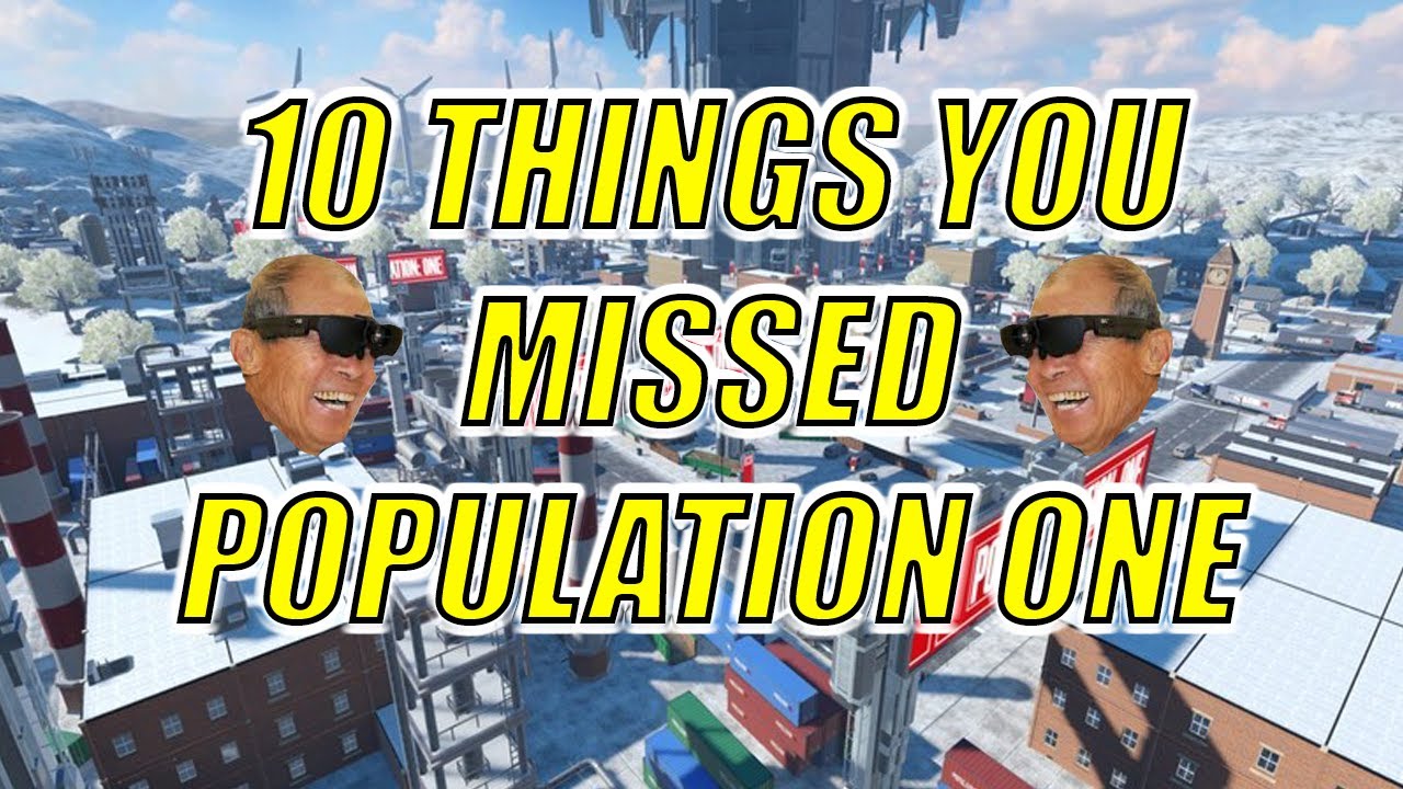 10 Things You Missed Population One [TIPS AND TRICKS] - YouTube