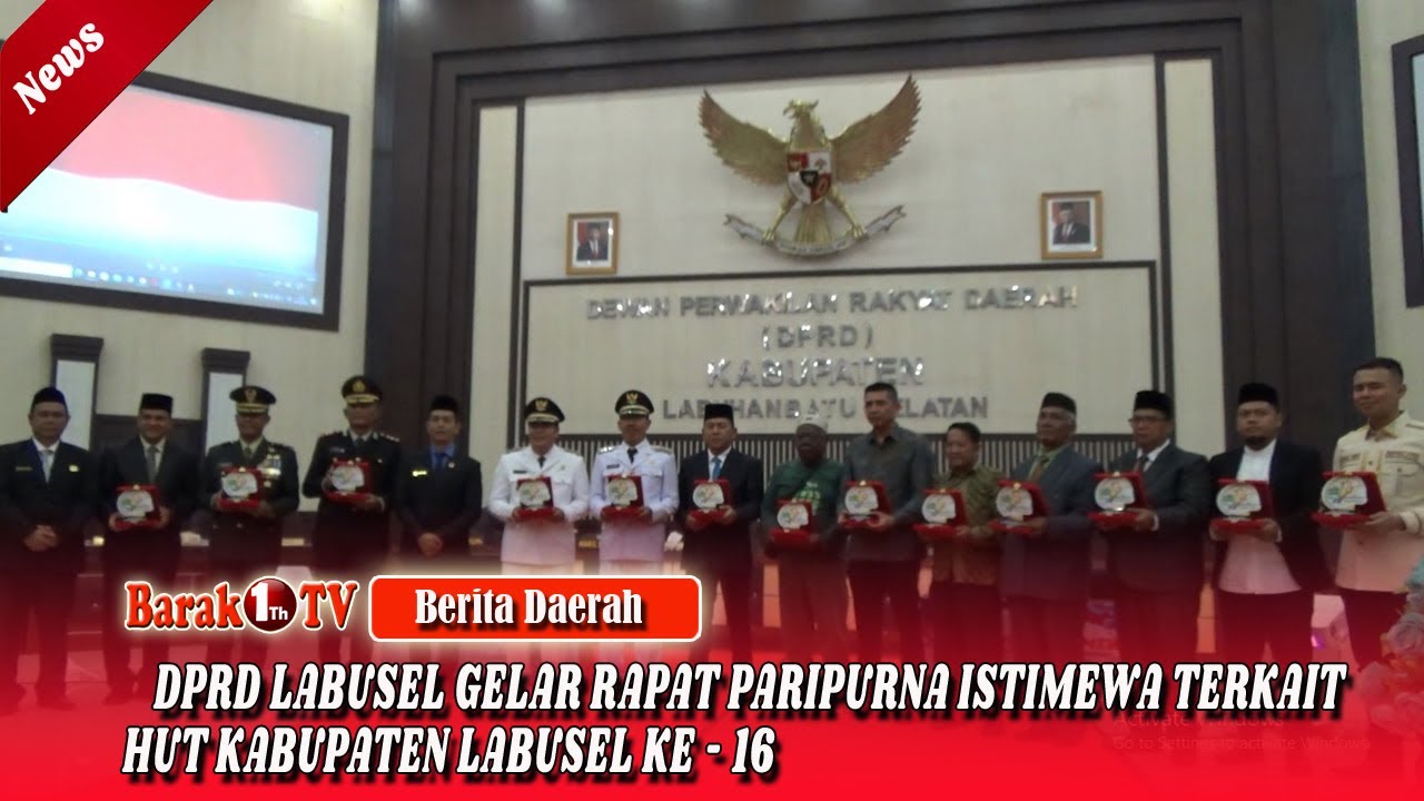 DPRD Labusel gelar paripurna istimewa hut pemkab labusel ke 16 - YouTube