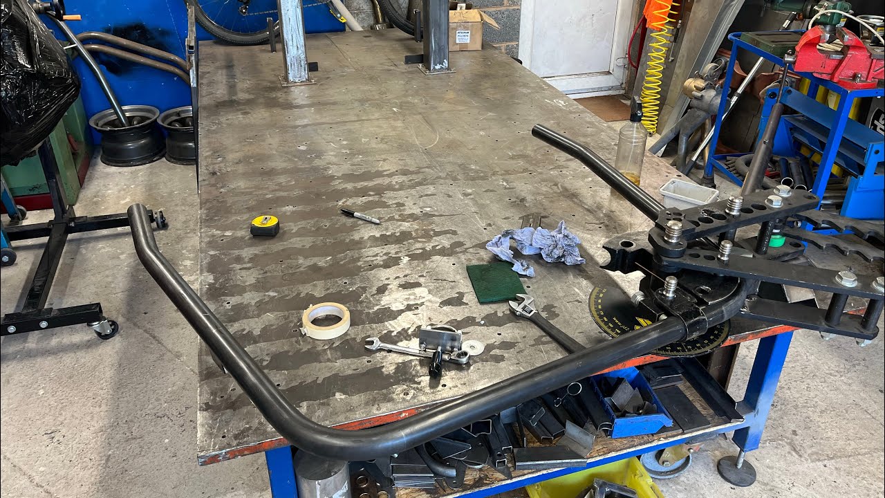 Stretched spaceframe mini van chassis - YouTube