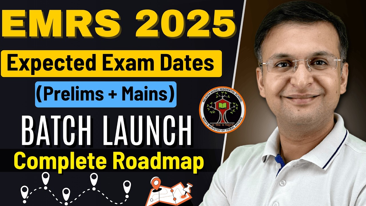 📢 EMRS 2025 | Expected Exam Dates (Prelims + Mains) 📅 + Complete ...