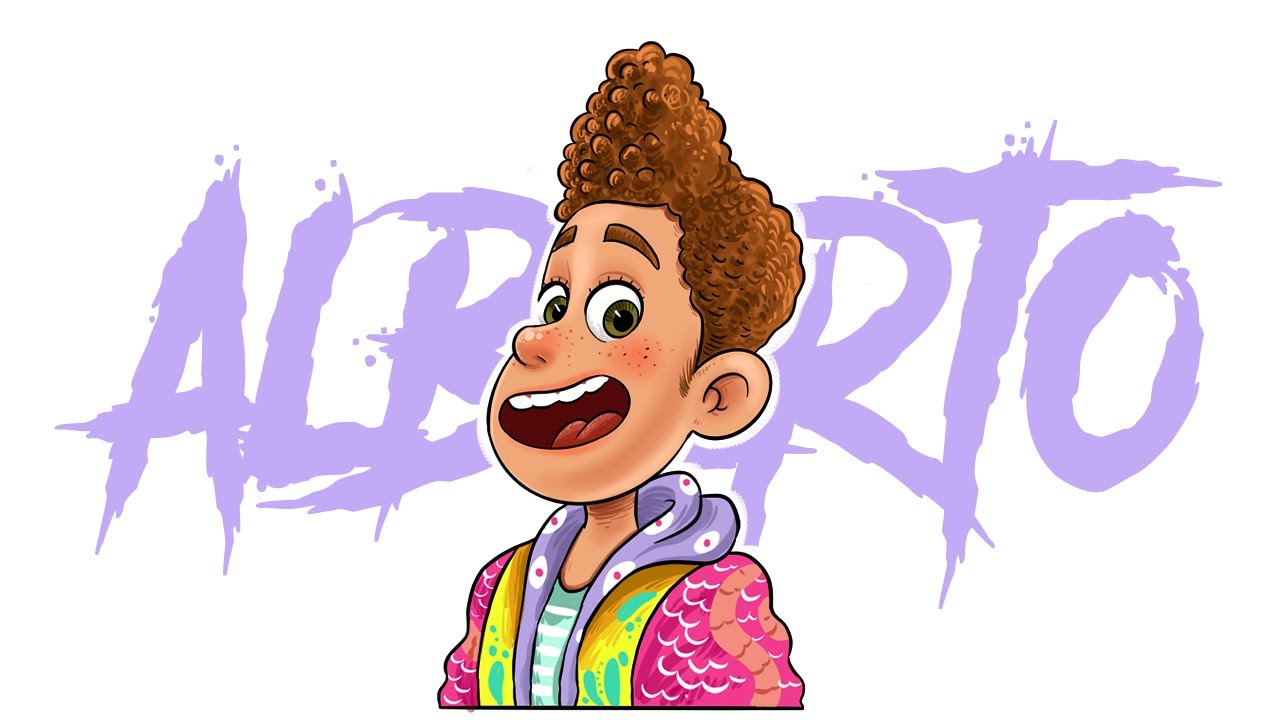 How to draw Alberto From Luca |EASY - YouTube