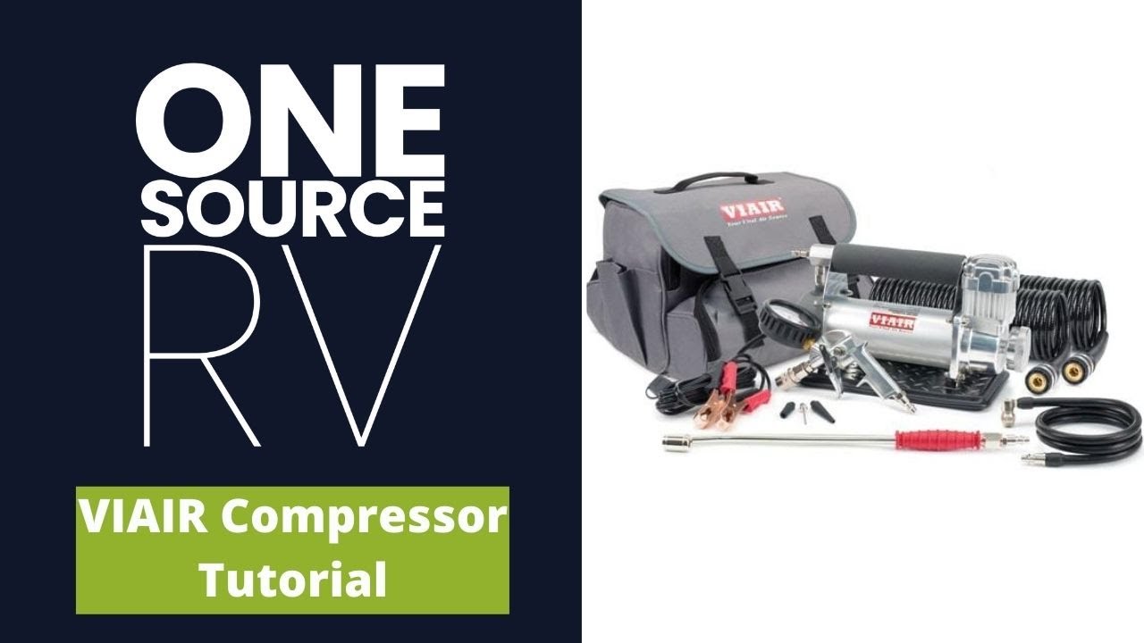 VIAIR 450P-RVS Air Compressor Tutorial Presented One Source RV - YouTube