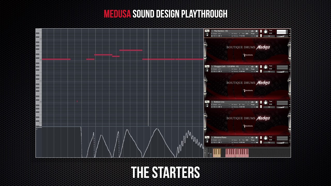 Medusa Sound Design Playthrough - YouTube