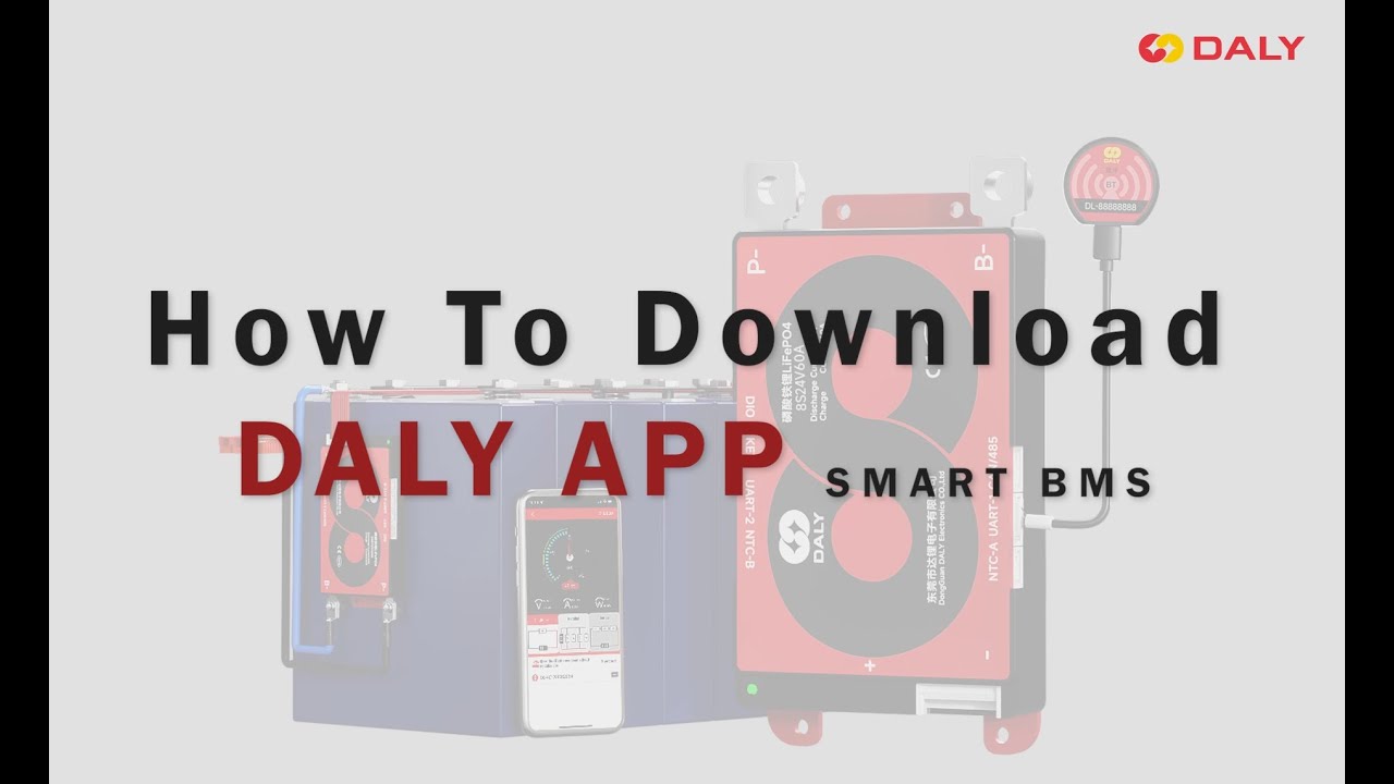 Tutorial | How To Download DALY APP "Smart BMS" - YouTube