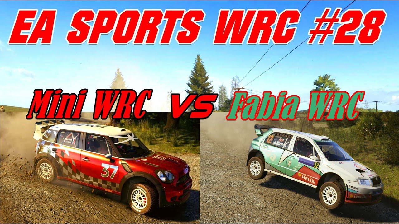 EA Sports WRC #28# Mini WRC vs Skoda Fabia WRC - YouTube