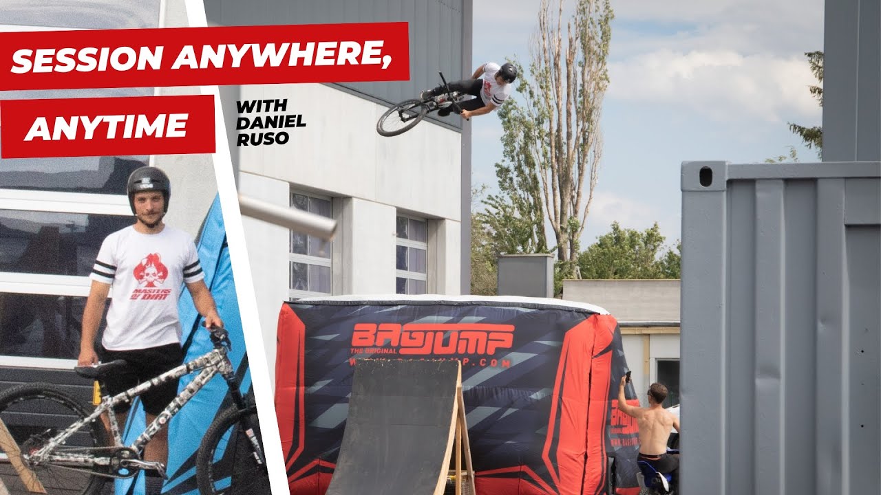 Ride Anywhere With Your Inflatable BAGJUMP Bike Landing Airbag ...
