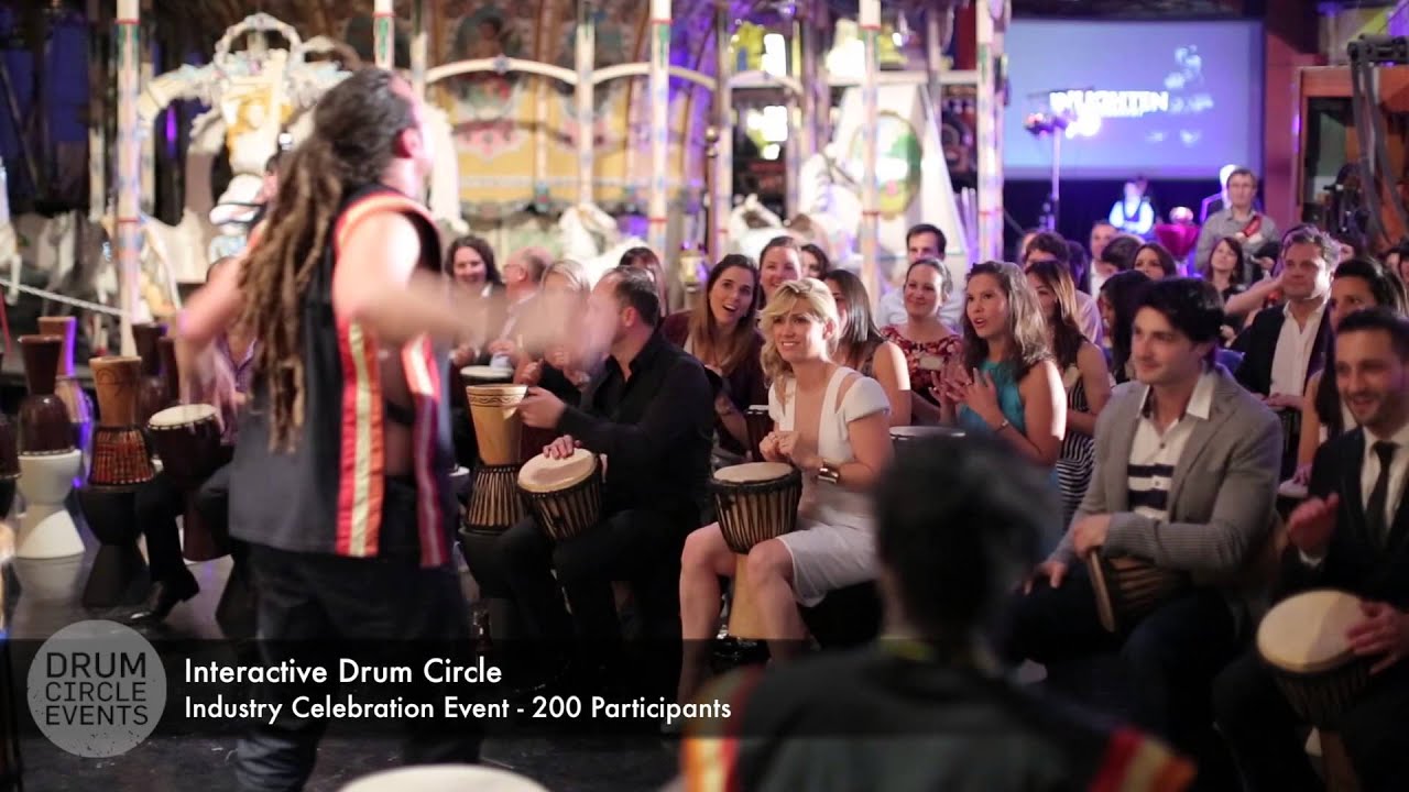 Interactive Drum Circle - Drum Circle Events - YouTube