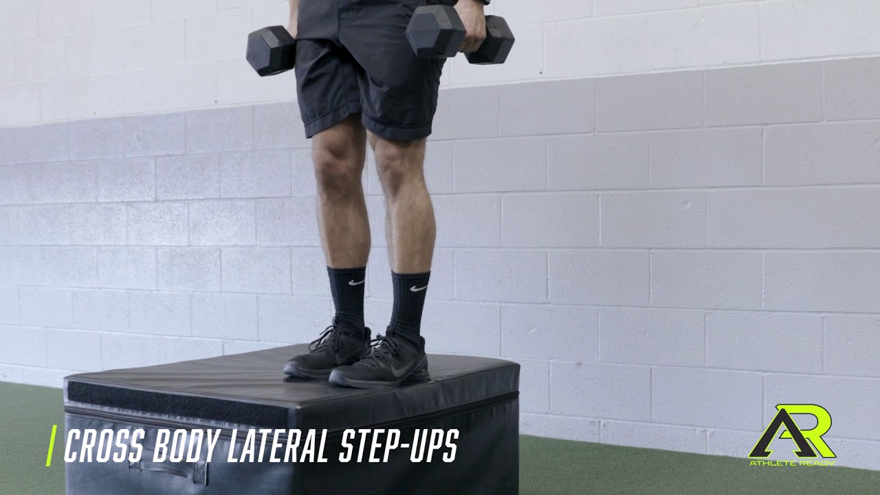 Cross Body Lateral Step Ups - YouTube