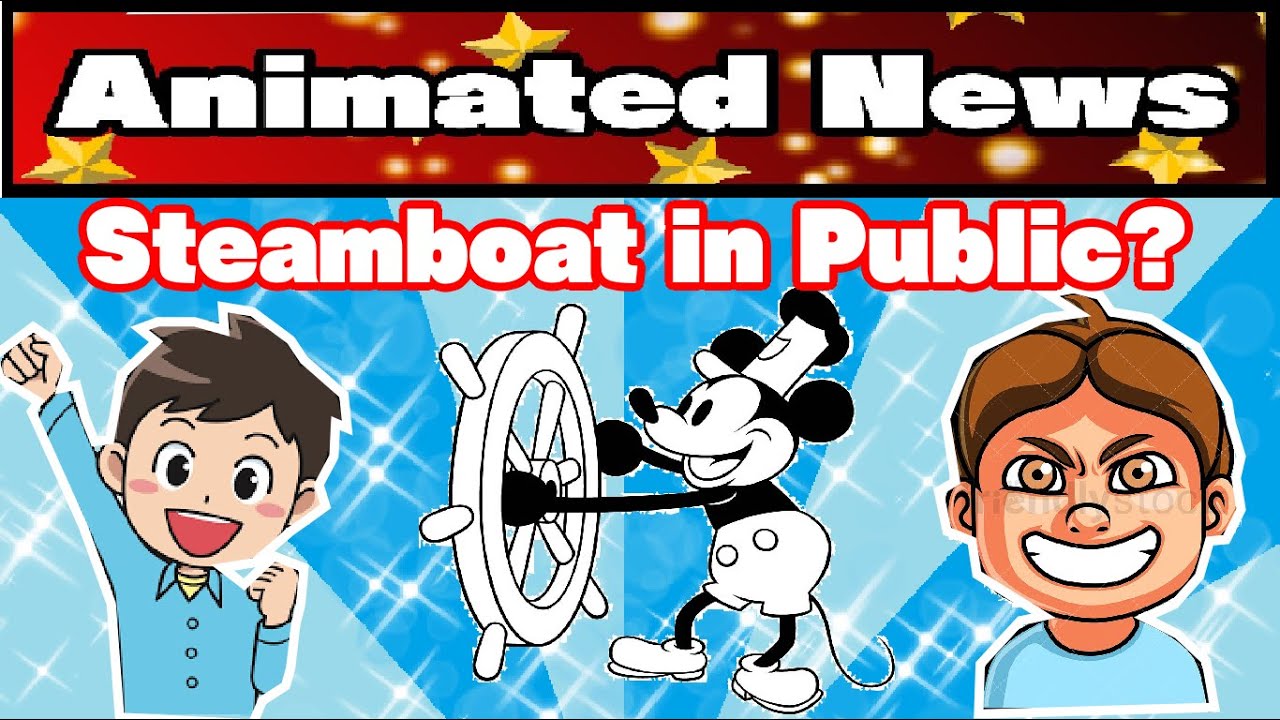 Animated News: Steamboat Willie now in the Public Domain! - YouTube