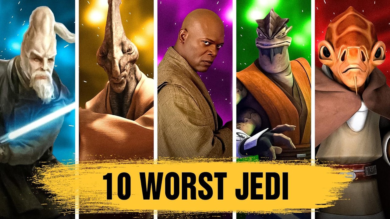 The 10 WORST Jedi in ALL of Star Wars! - YouTube