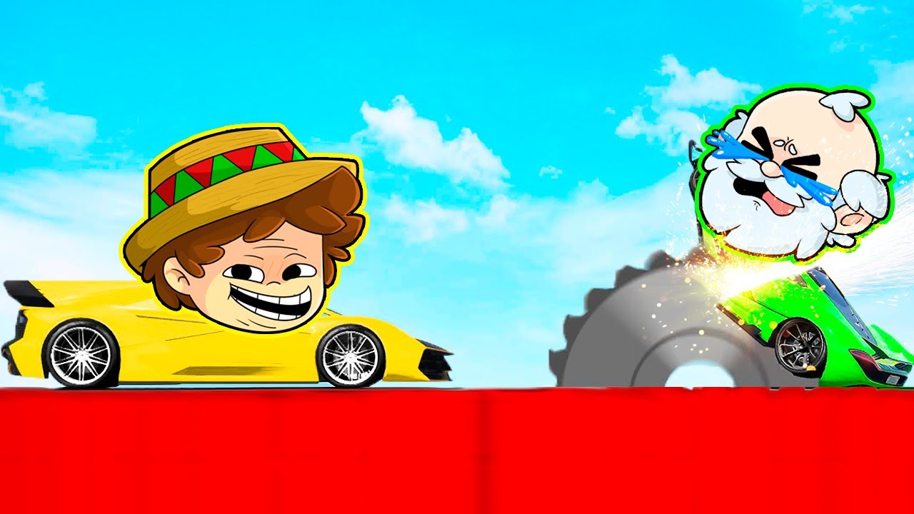 ¡NADIE SOBREVIVIE a esta CARRERA en GTA 5! 😂💥 GTA ONLINE con ...