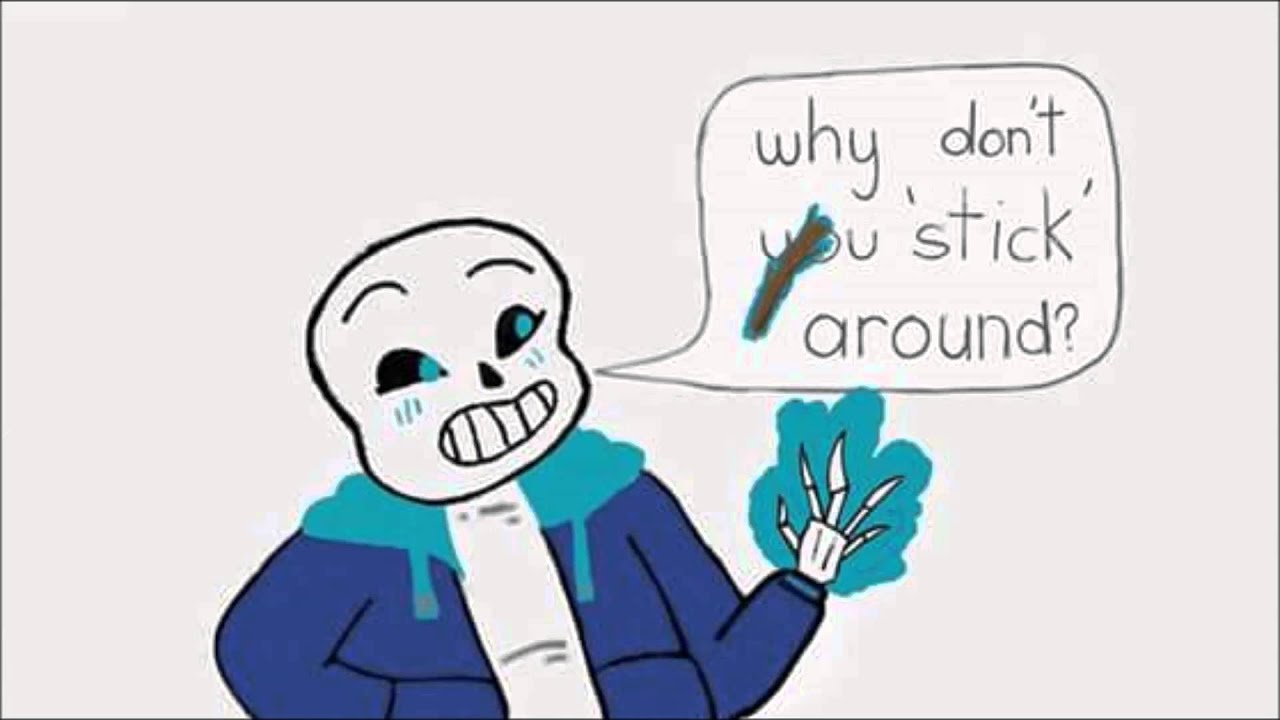 Sans tells another pun-Undertale - YouTube