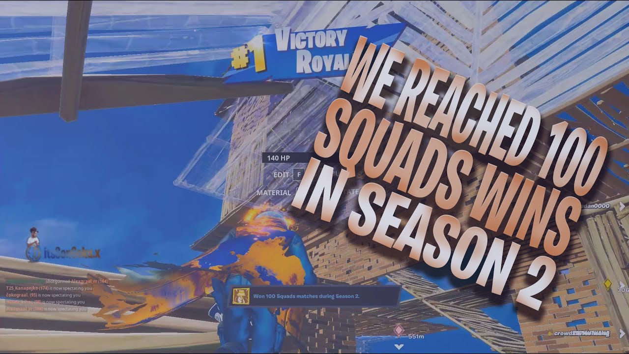 WE REACHED 100 SQUADS WINS IN SEASON 2, HIGHLIGHTS #38 - YouTube
