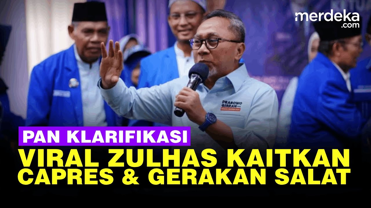 PAN Klarifikasi Zulhas Kaitkan Dukungan Capres & Gerakan Salat, Bawa Dua Sosok Ulama - YouTube