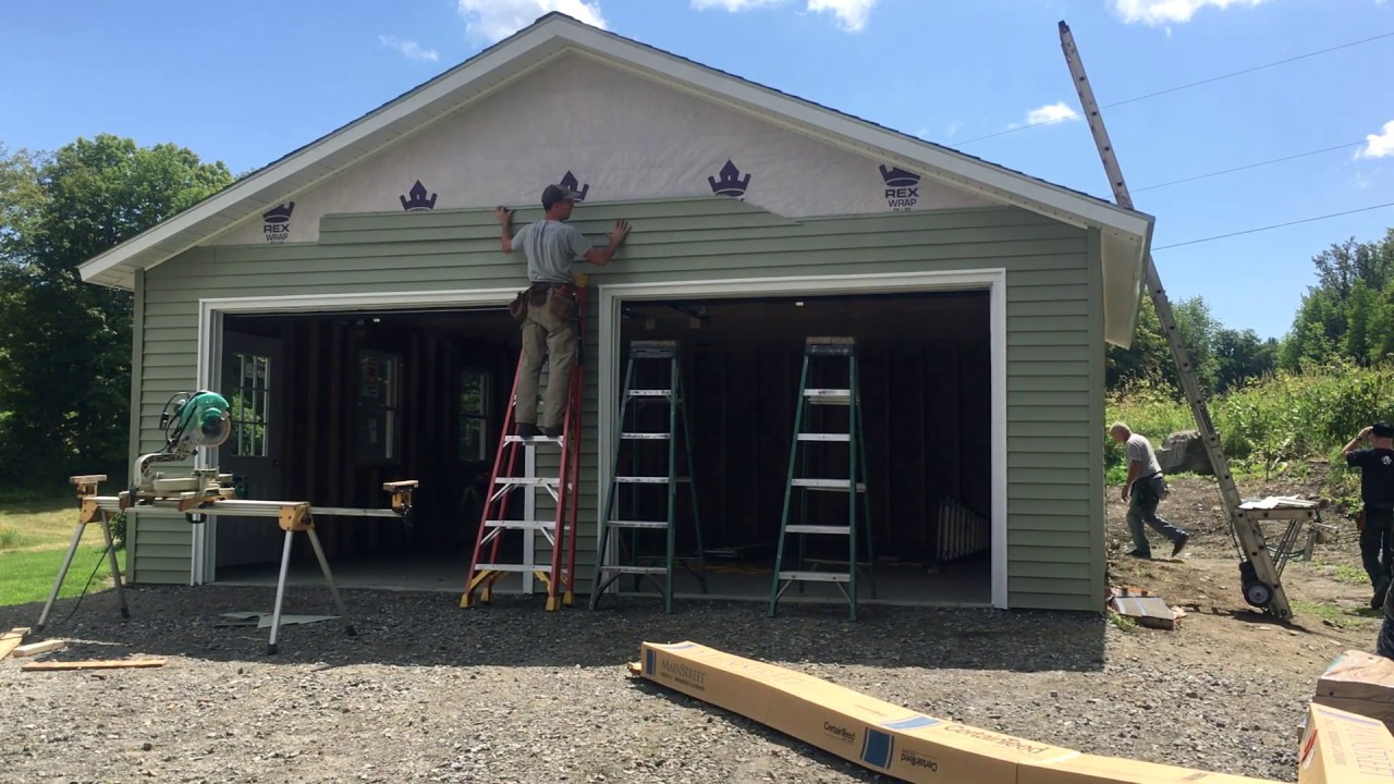 Building a Garage Stage 3 - YouTube