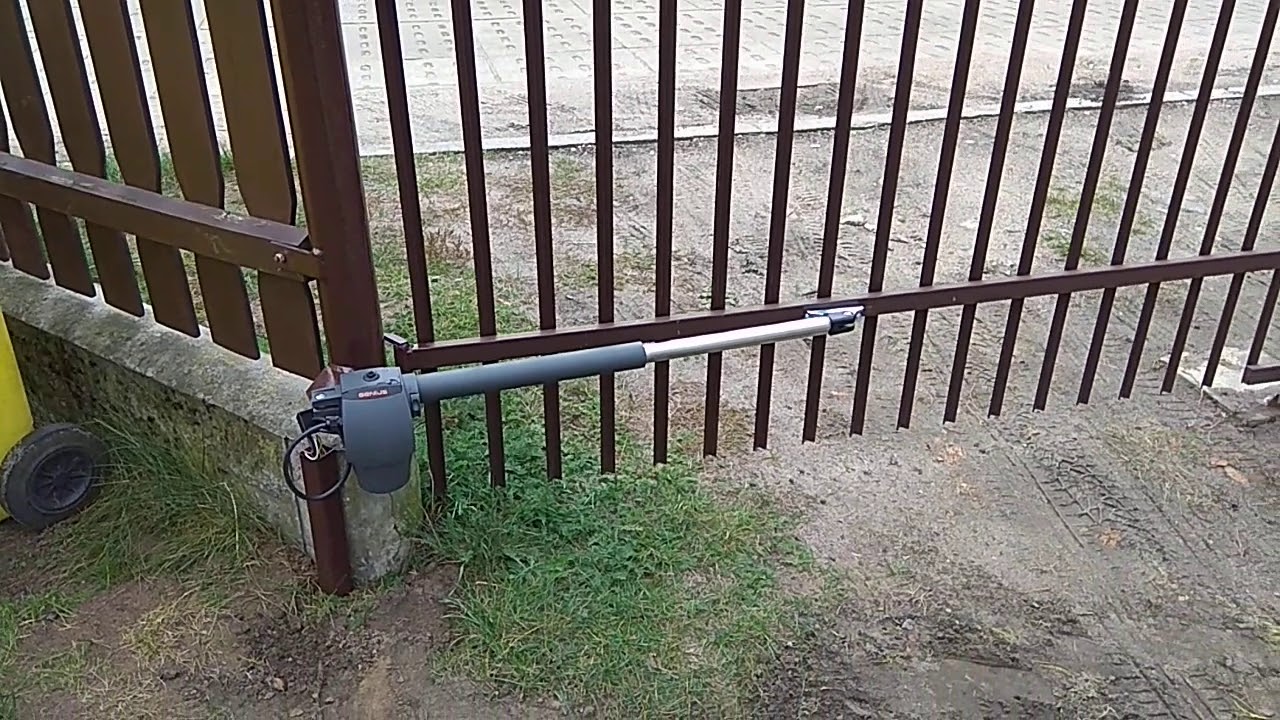 Napęd faac genius g-bat 300 centrala 455 d - YouTube