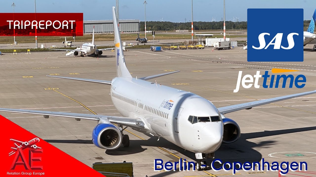 TRIPREPORT 4K | SAS operated by JetTime Boeing 737-800 OY-JZM | Berlin ...
