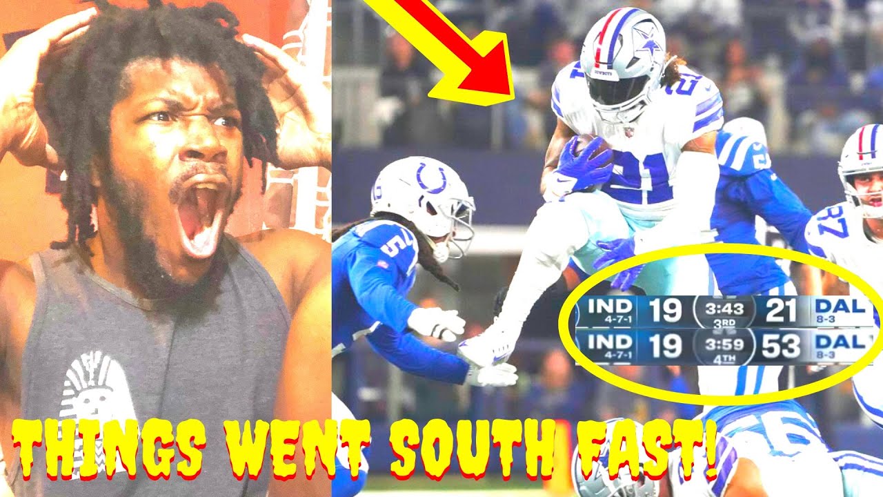 COLTS VS COWBOYS REACTION 2022 DALLAS COWBOYS VS INDIANAPOLIS COLTS ...