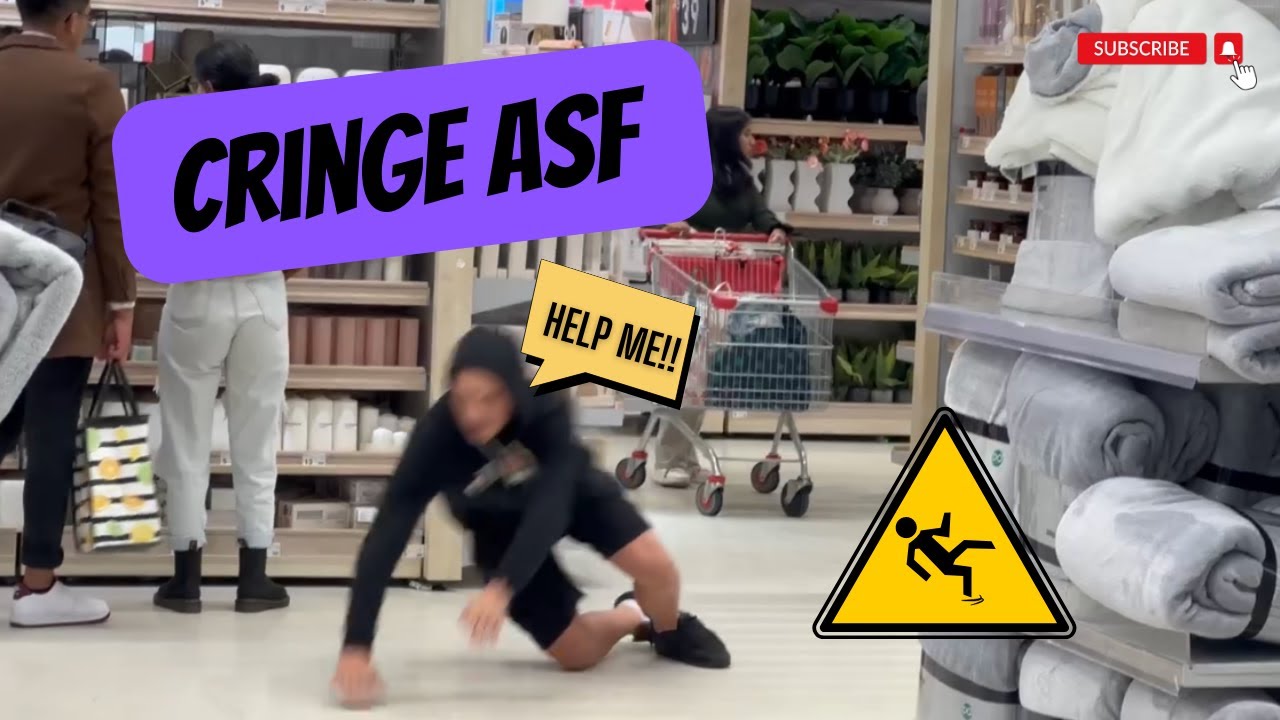 Falling over in public (cringe asf🤣) - YouTube