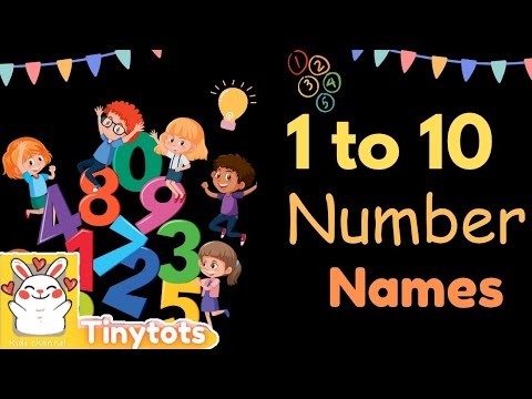 Let’s Learn Numbers 1 to 10 with Spelling – The Fun Way! | Tinytots ...