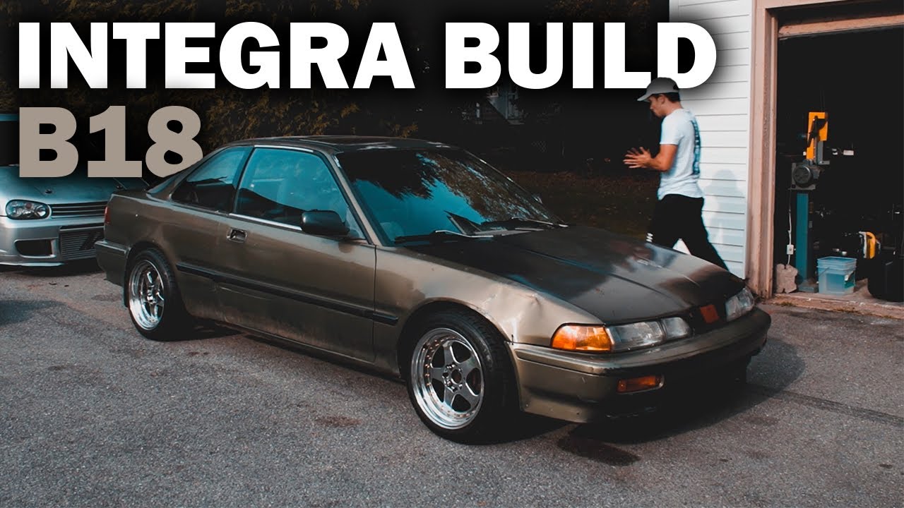 Turning An Old 90’s Acura Integra Into A Drag Car On A Budget! | Big ...