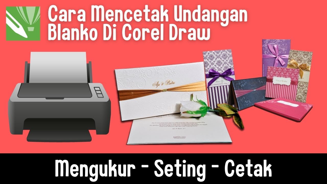 Cara mencetak undangan Blanko menggunakan printer sendiri | Modul 8 ...