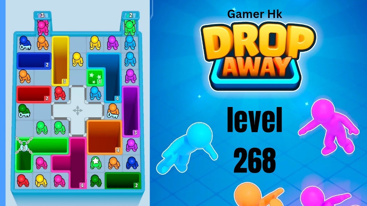 Drop Away level 268 Walkthrough Solution - YouTube