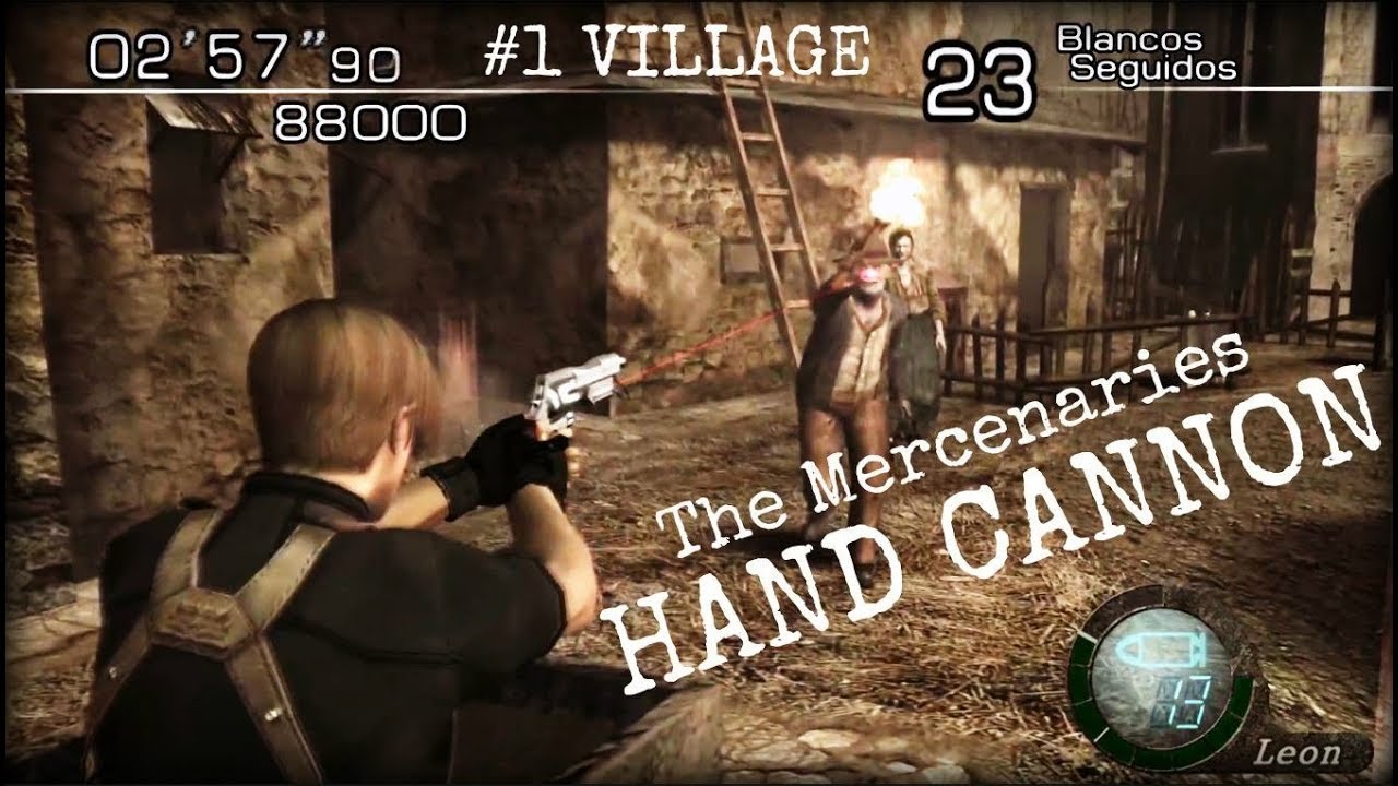 The Mercenaries with Hand Cannon #1| VILLAGE | Resident Evil 4 HD - YouTube