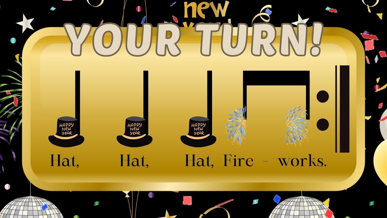 "Happy New Year" Rhythm Echoes Play Along - YouTube