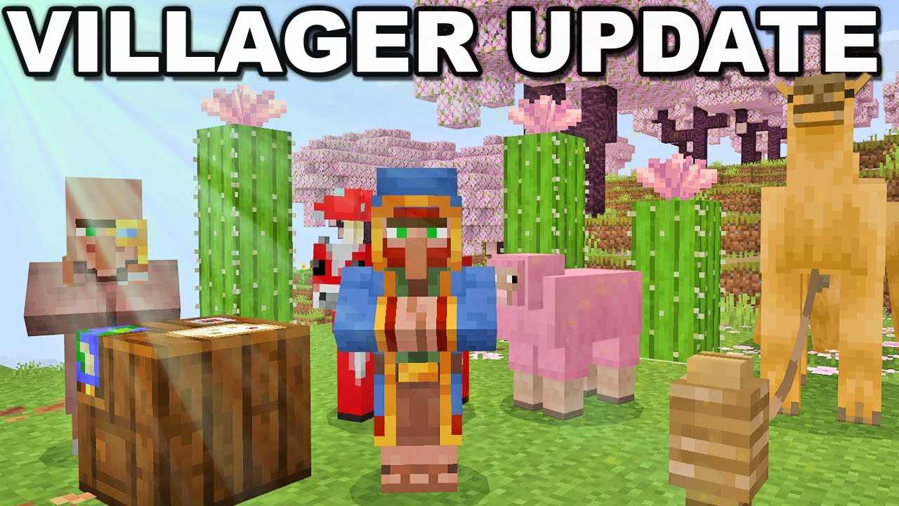 VILLAGER REBALANCE, BETTER TRADERS + BIOME SHEEP in Minecraft Bedrock 1 ...