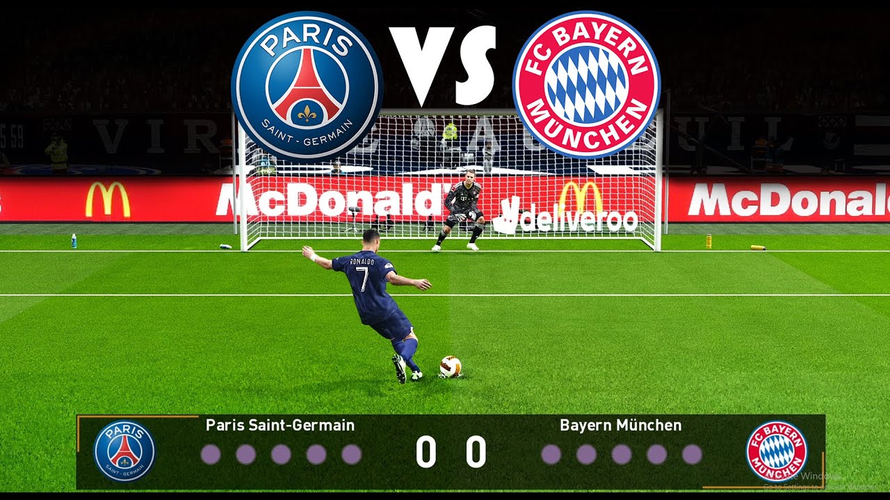 PSG CR7 + Messi + Neymar + Mbappe SuperTEAM | PSG vs Man City | PES ...