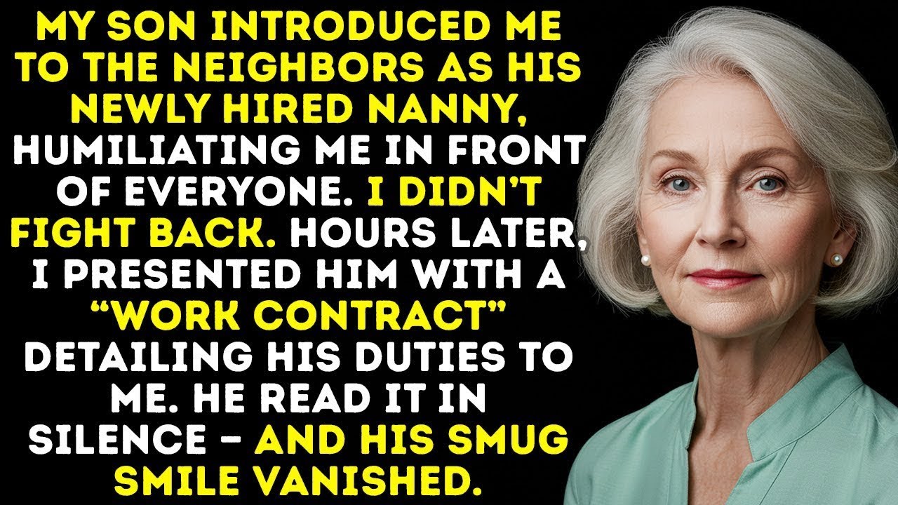 My Son Said I Was His New Maid. I Stayed Silent… Until He Saw The ...