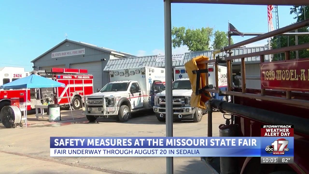Safety measures at the Missouri State Fair - YouTube