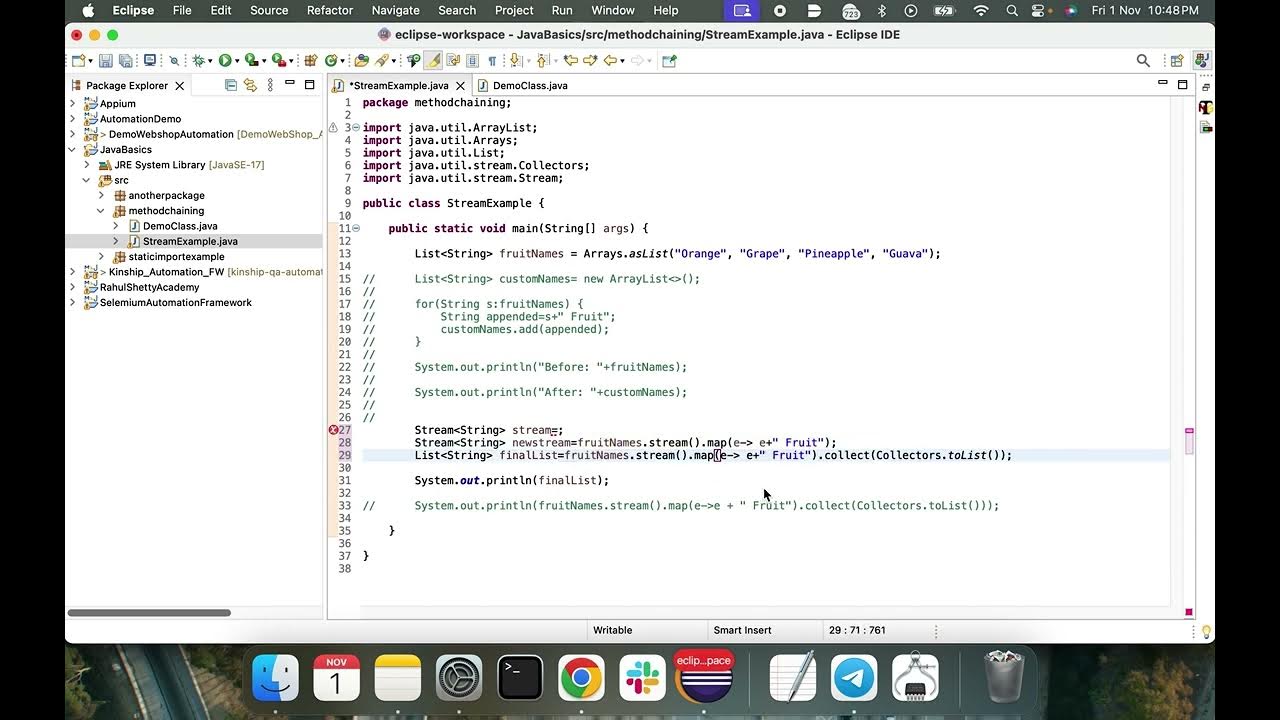 3 Method chaining - YouTube