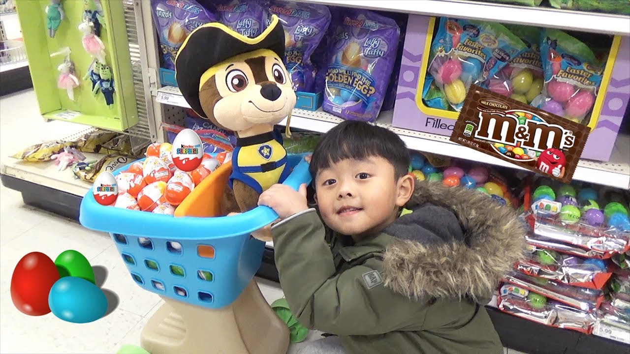 Doing Shopping at the SuperMarket and Hide and Seek with Chase Paw ...