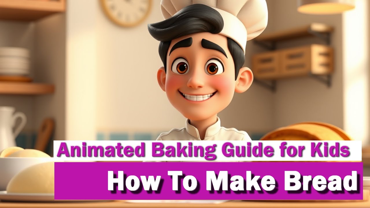 How to Make Bread - Fun Animated Baking Guide for Kids! - YouTube