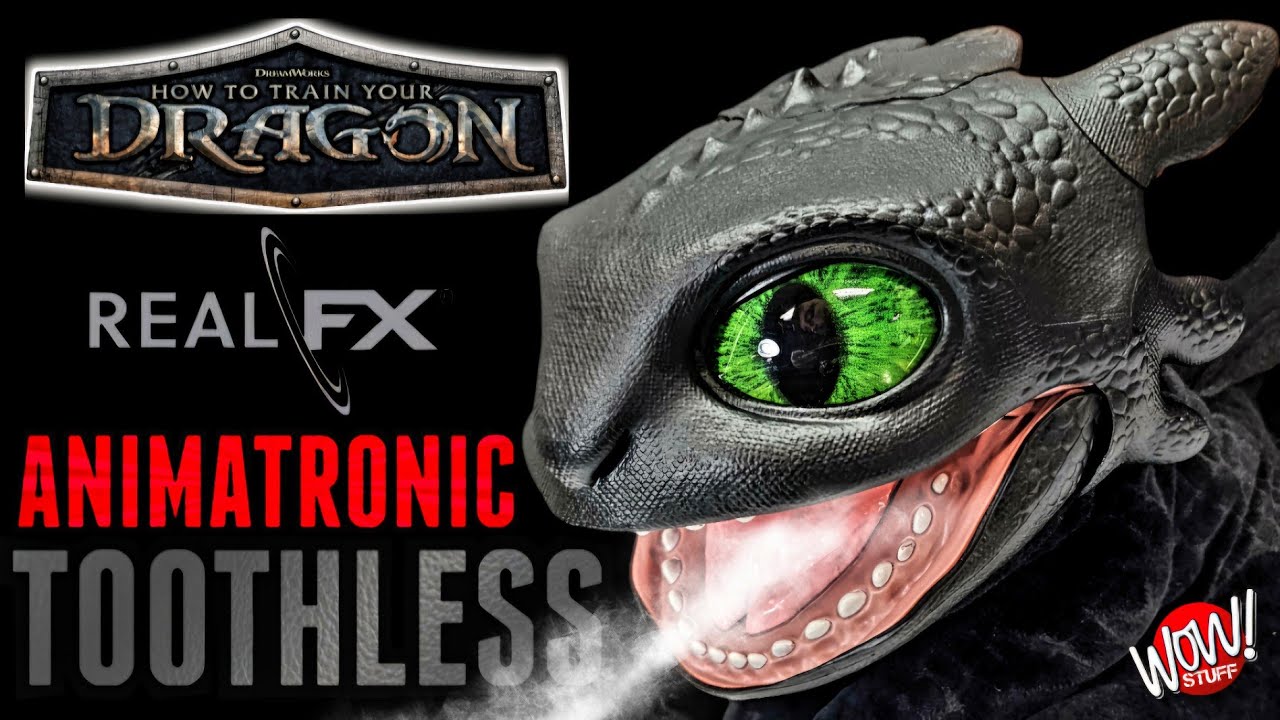 2025 ANIMATRONIC TOOTHLESS!!! WOW! Stuff How to Train your Dragon ...