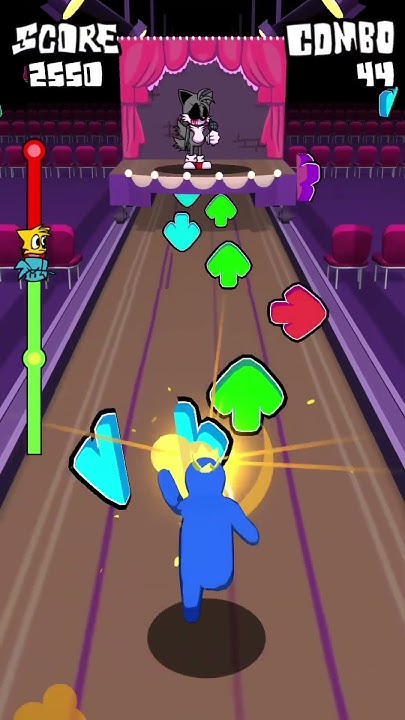 Blue finishes a long track of Tails in FNF Run: Music Dash 3D - YouTube