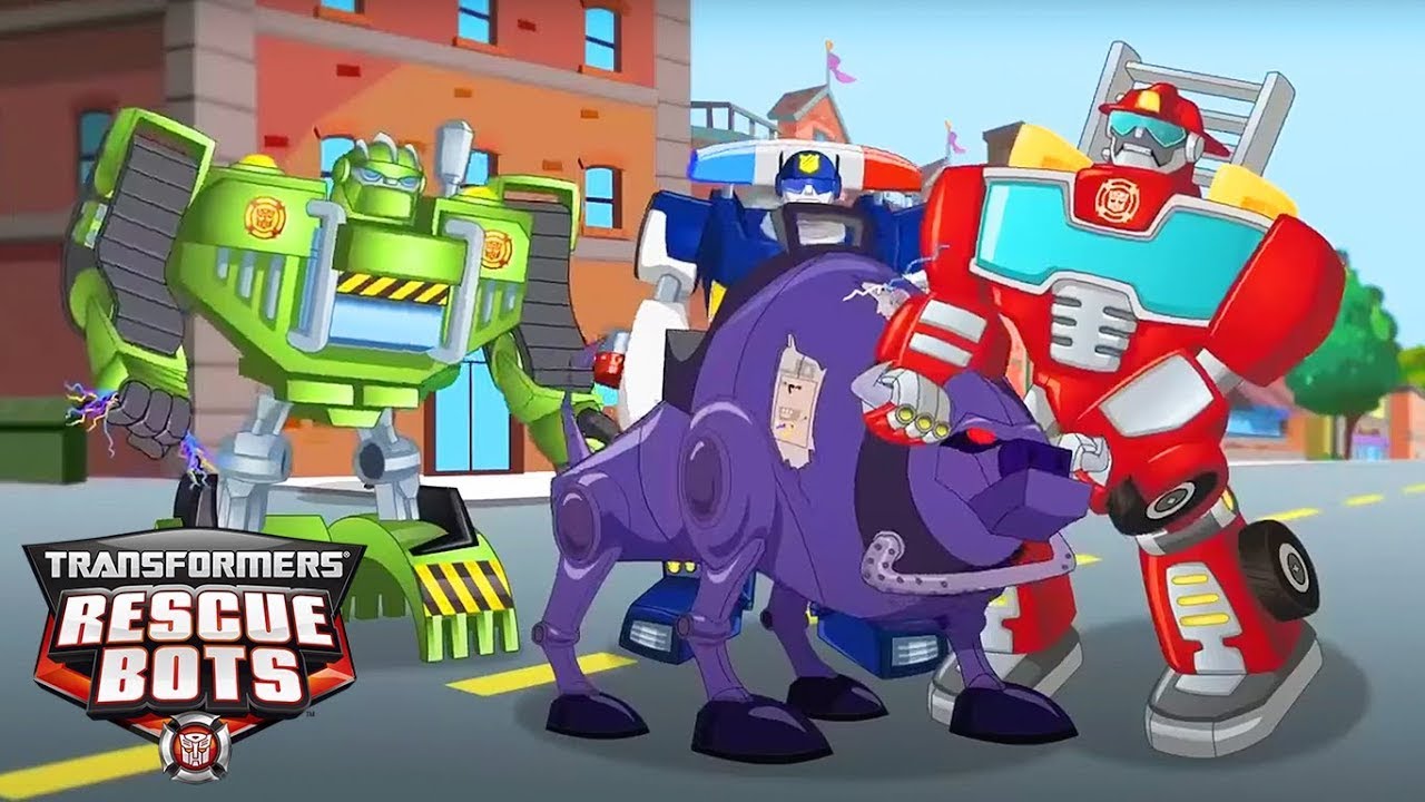 Transformers: Rescue Bots | Toro Loco | animacion | niños ...