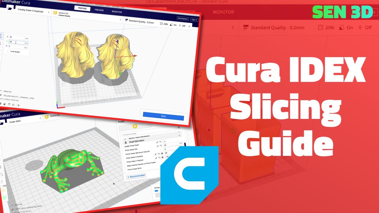 IDEX 3D Print Slicing: Use Cura to slice prints for the Ender IDEX ...
