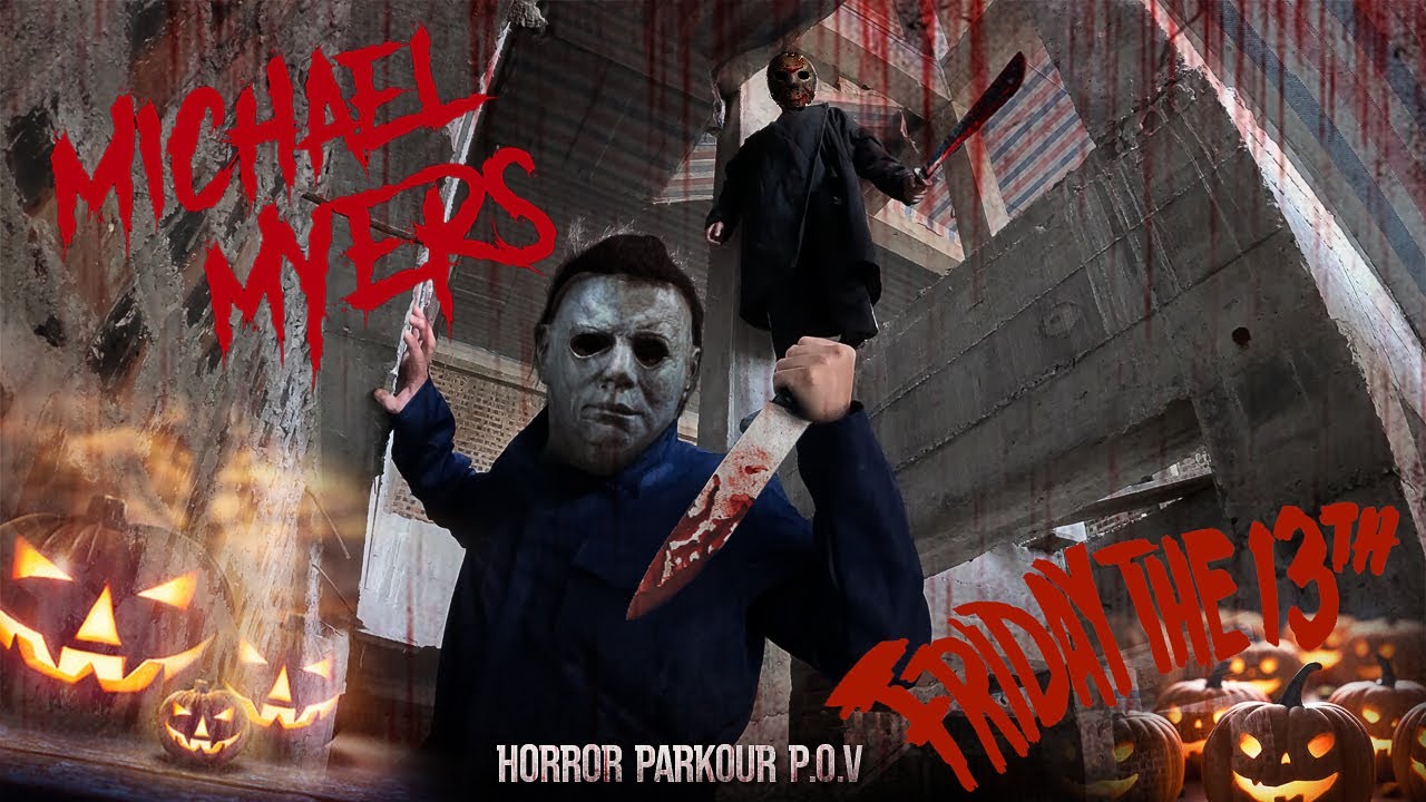 HAPPY HALLOWEEN: Human run away from JASON VOORHEES and MICHAEL MYERS ...