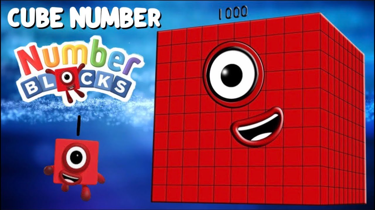 NUMBERBLOCKS CUBE NUMBERS FROM 1 TO 1000 | MULTIPLICATION OF NUMBERS ...