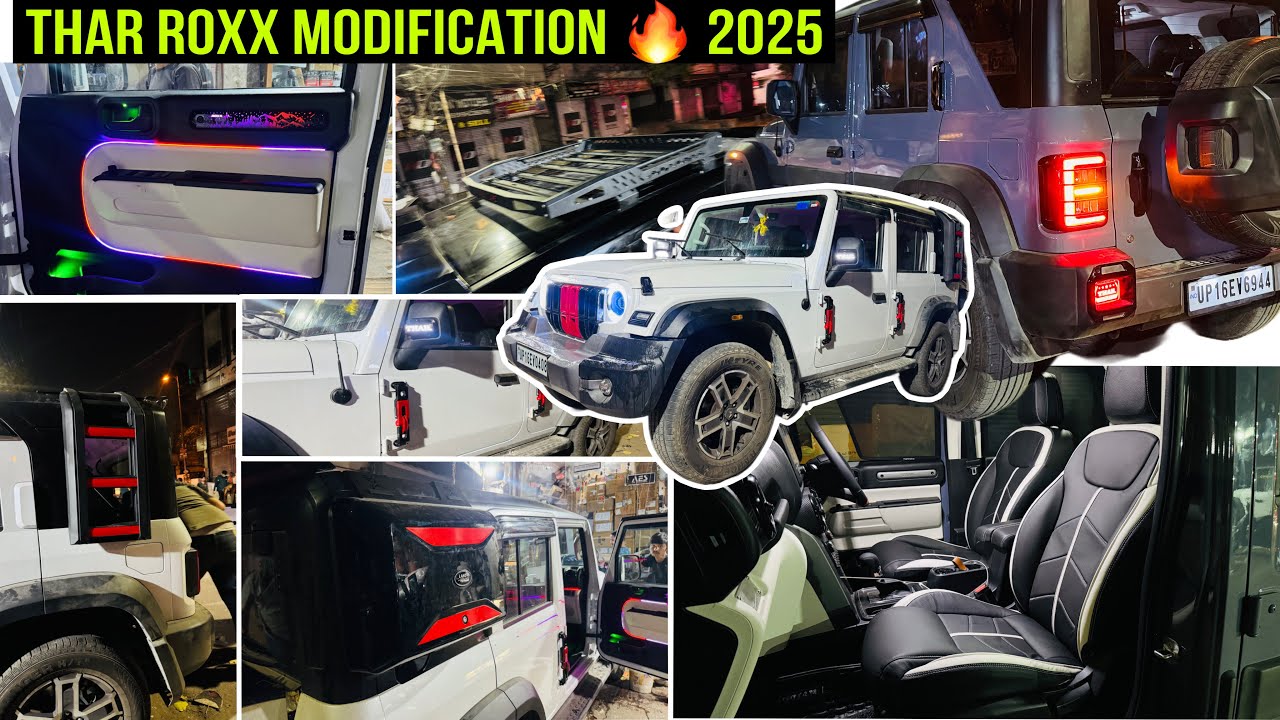 Modified Thar Roxx 2025 | Thar 2025 modification 🤩 Thar Roxx ...