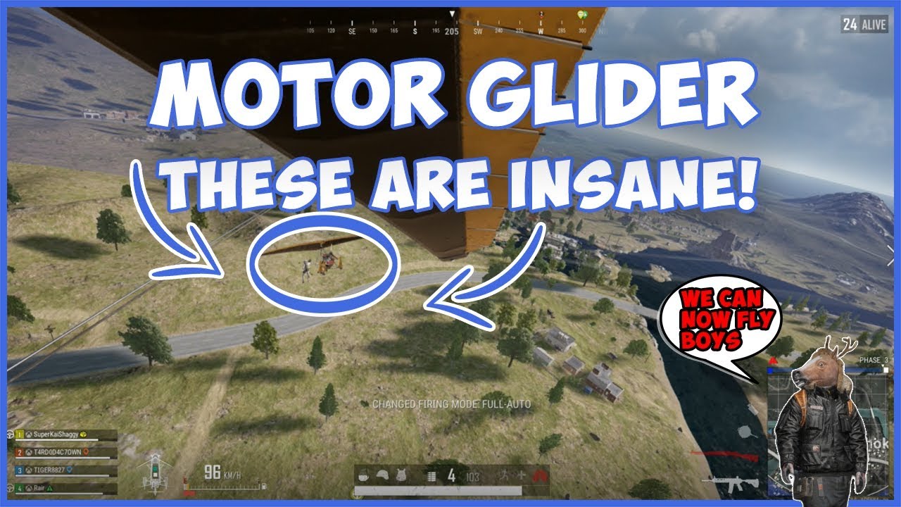 PUBG Motor Glider Controls! PUBG Console ( PS4 And Xbox One!) - YouTube
