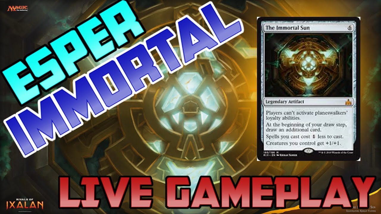 Play Testing with The Immortal Sun in Standard! - YouTube
