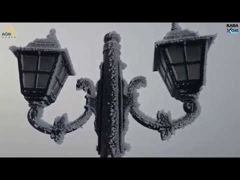 Ağrı’da Sabahın İlk Işıklarıyla Gelen Doğal Güzellik