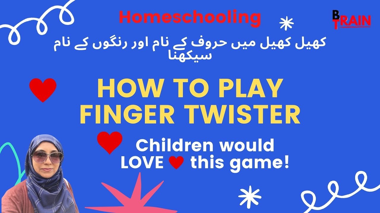 How to Play Finger Twister | Learn Alphabets & Colors | Homeschooling ...