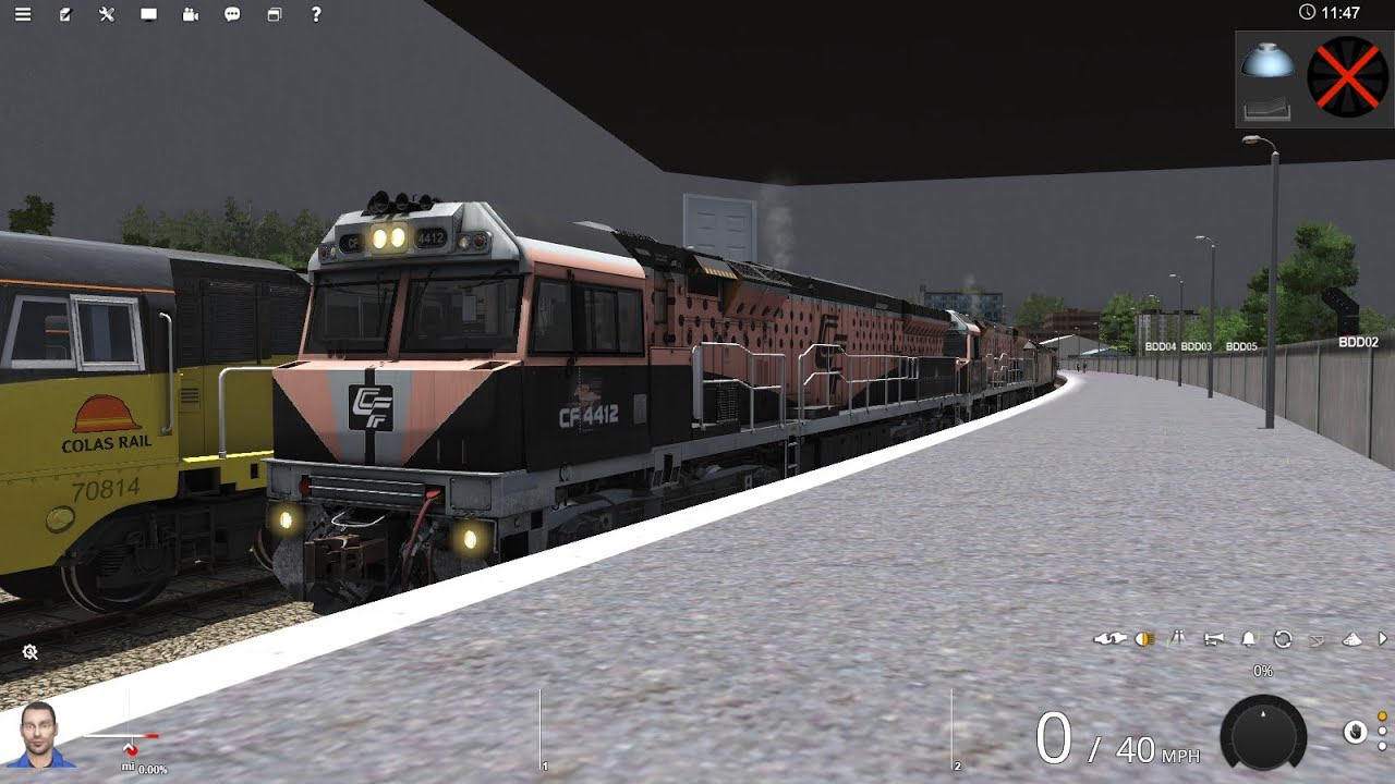 Trainz Railroad Simulator 2022 | GE C44ACi CF4412 Passenger Train | Let ...