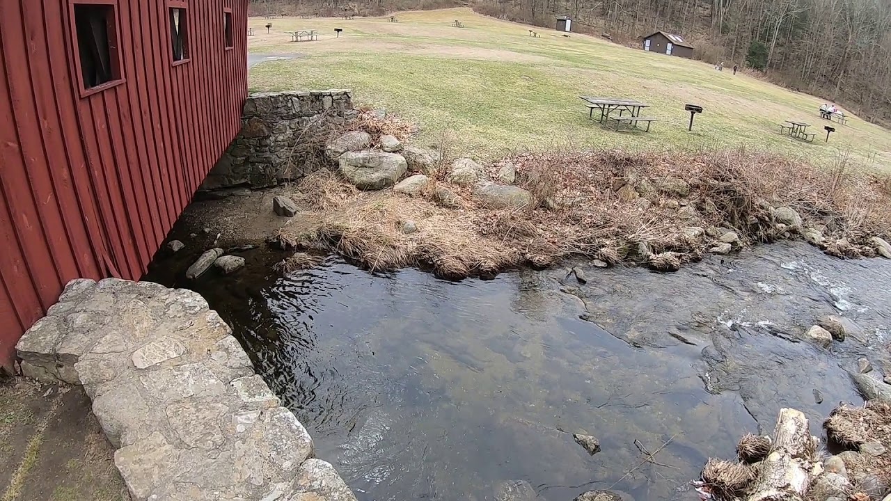 Spring creek fishing for stocked trout - YouTube